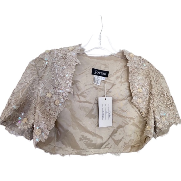 Jovani | Jackets & Coats | Jovani Lace Crop Jacket | Poshmark